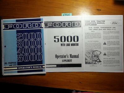 Ford 2000 2110 3000 4000 4110 5000 All Purpose & LCG Tractor 1968-75 ...