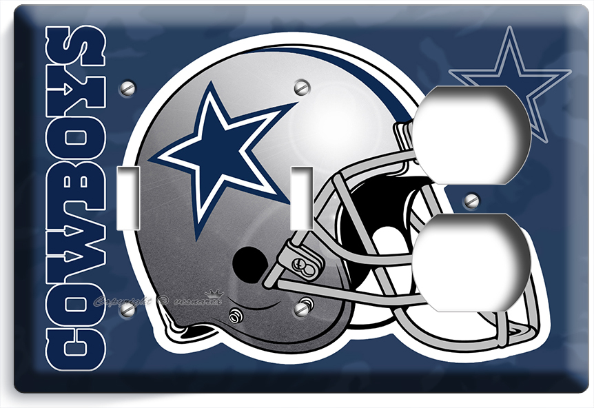 DALLAS COWBOYS FOOTBALL TEAM LIGHT SWITCH OUTLET WALL PLATES MAN CAVE ...