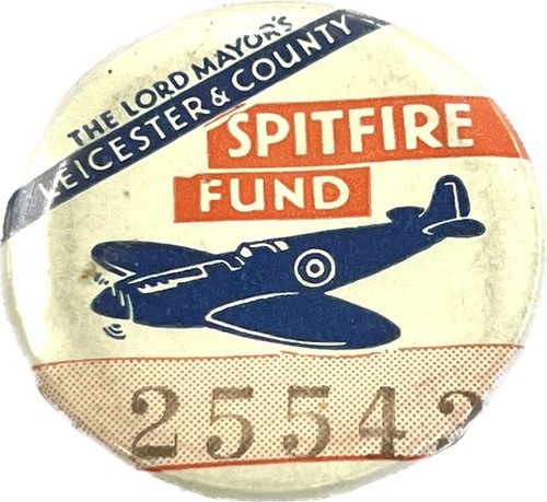 BRITISH MILITARY CAP BADGES, VERY RARE WW2 Lord Mayor's Leicester ...