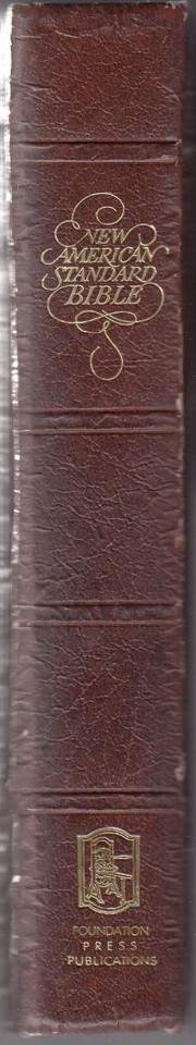 NEW AMERICAN STANDARD BIBLE (NASB) , HARDCOVER PADDED, CONCORDANCE ...