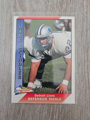 Marc Spindler NFL card #146 Pacific Football 1991 Detroit Lions | eBay