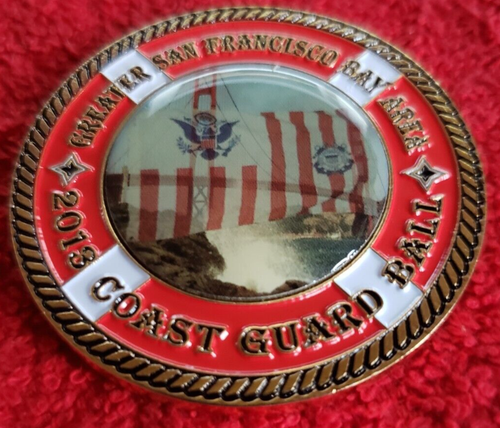 US COAST GUARD BALL SAN FRANCISO BAY CHALLENGE COIN (USCG US ARMY US ...