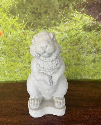 bunny rabbit statue - Solid concrete handcrafted garden decor ...