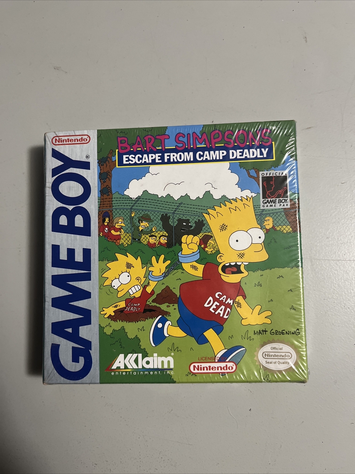 Bart Simpson's Escape From Camp Deadly (Nintendo Game Boy) Factory ...