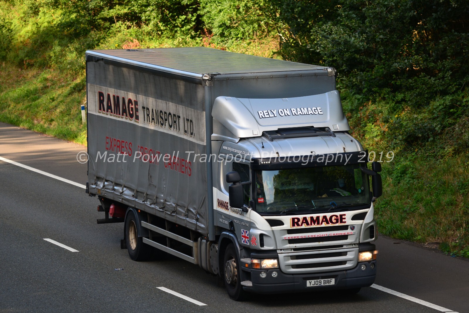 Truck Photo 12x8 - Scania - Ramage Transport - YJ09 BRF | eBay