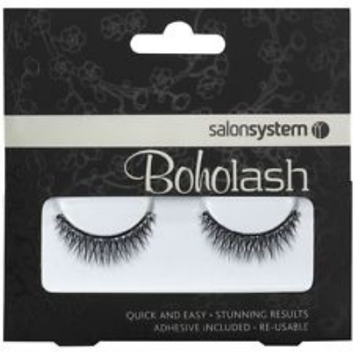SALON SYSTEM boho lash in glitzy false eyelashes with adhesive | eBay