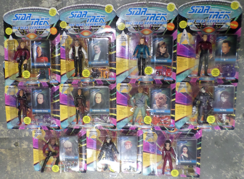 Star Trek Next Generation Action Figures Lot of 11 | eBay