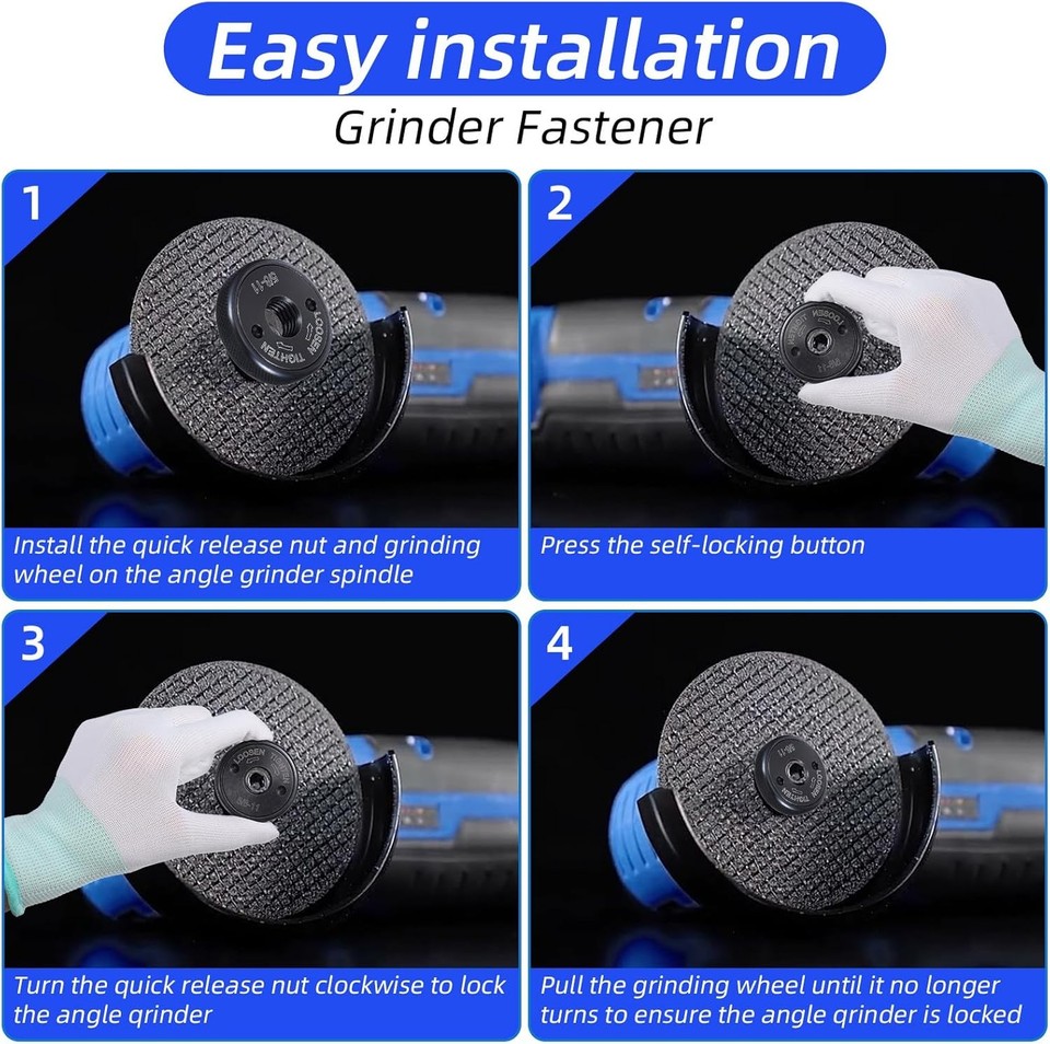 Angle Grinder Quick Release - Angle Grinder Flange Nut 5/8-11 Thread ...