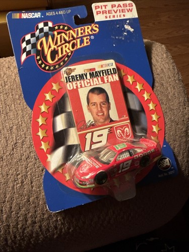 Winners Circle “Jeremy Mayfield #19” Dodge Die cast Car”Pit Pass ...