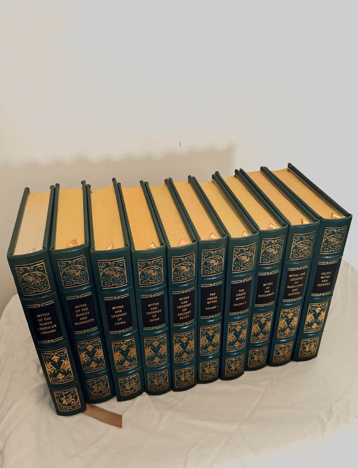 GREEK CLASSICS - MYTHS & LEGENDS (10 vol.) Easton Press *Collector's Ed ...