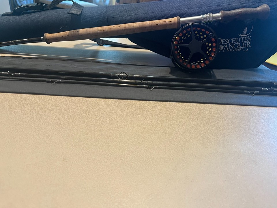 ANDERSON CUSTOM RODS/JOHN HAZEL CO. 13' - 7 WT. SPEY ROD W/ REEL AND ...