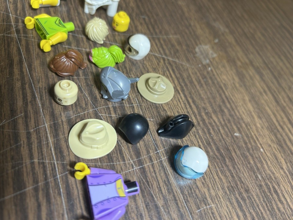 LEGO Minifigure Accessories Random Lot Minifig City Mini Figure Hats ...