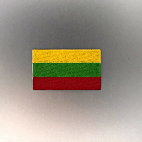 Lithuania Flag Patch — Iron On Badge Embroidered Motif— Lithuanian ...