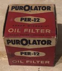 Purolator PER-12 Oil Filter 1960s New Old Stock - Chevy 1962 4 cyl. 153 ...