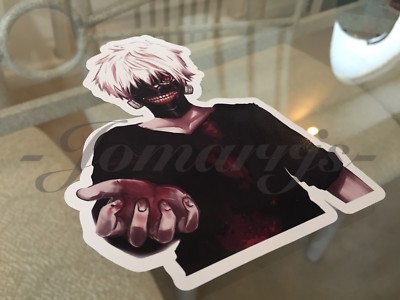 Tokyo Ghoul - Anime - Ken Kaneki Sticker Decals Vinyl binder laptop ...