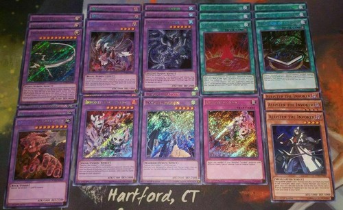 Yugioh 40 Card Complete Invoked Fusion Deck + Ultra Pro Sleeves + Bonus ...