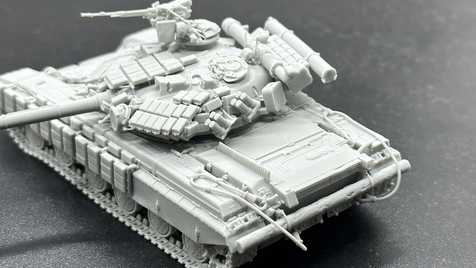 3D Printed 1/72/87/144 Soviet T-64BV Main Battle Tank Unpainted Model ...