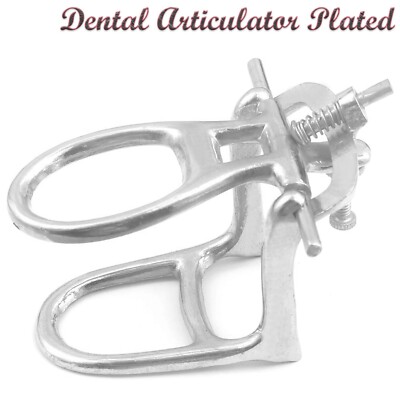 Dental Lab Articulator Chrome Plated HIGH Arch Denture Adjustable ...