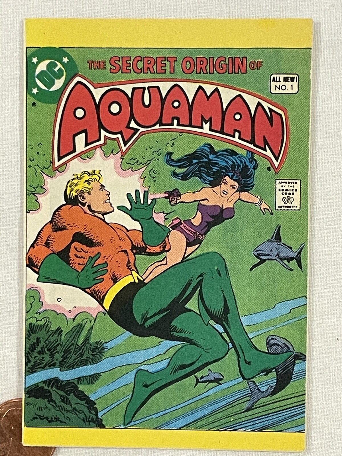 1980 The Secret Origin Of Aquaman #1 DC Mini Comic Book ~Ib278 | eBay