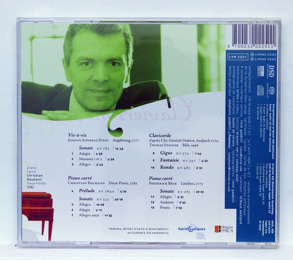 PIERRE GOY ⸺ MOZART sonatas, rondo, prelude, gigue ⸺ LYRINX CD NM | eBay