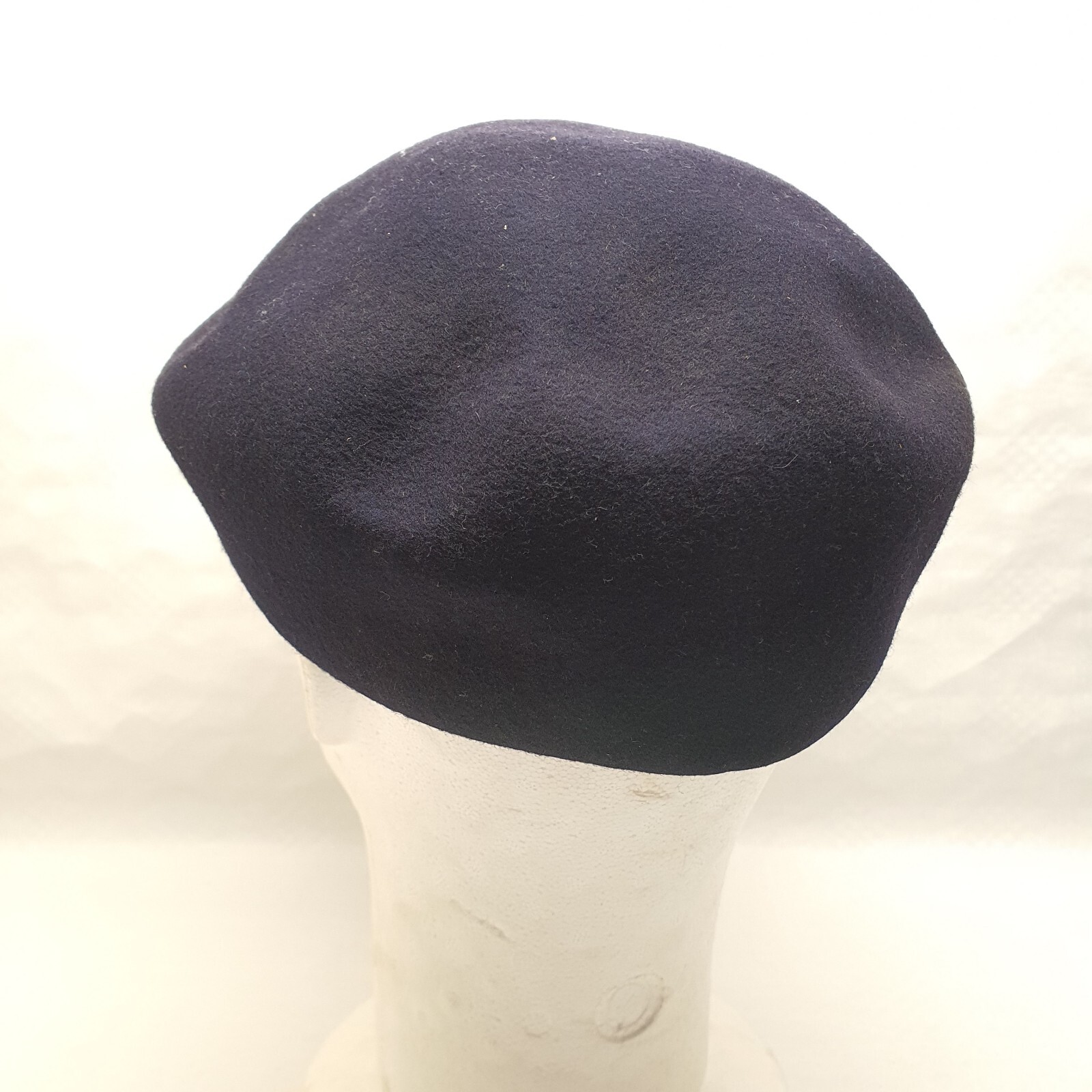Antique Cute Beret Made IN Italy Couleur Marine Size … - Gem