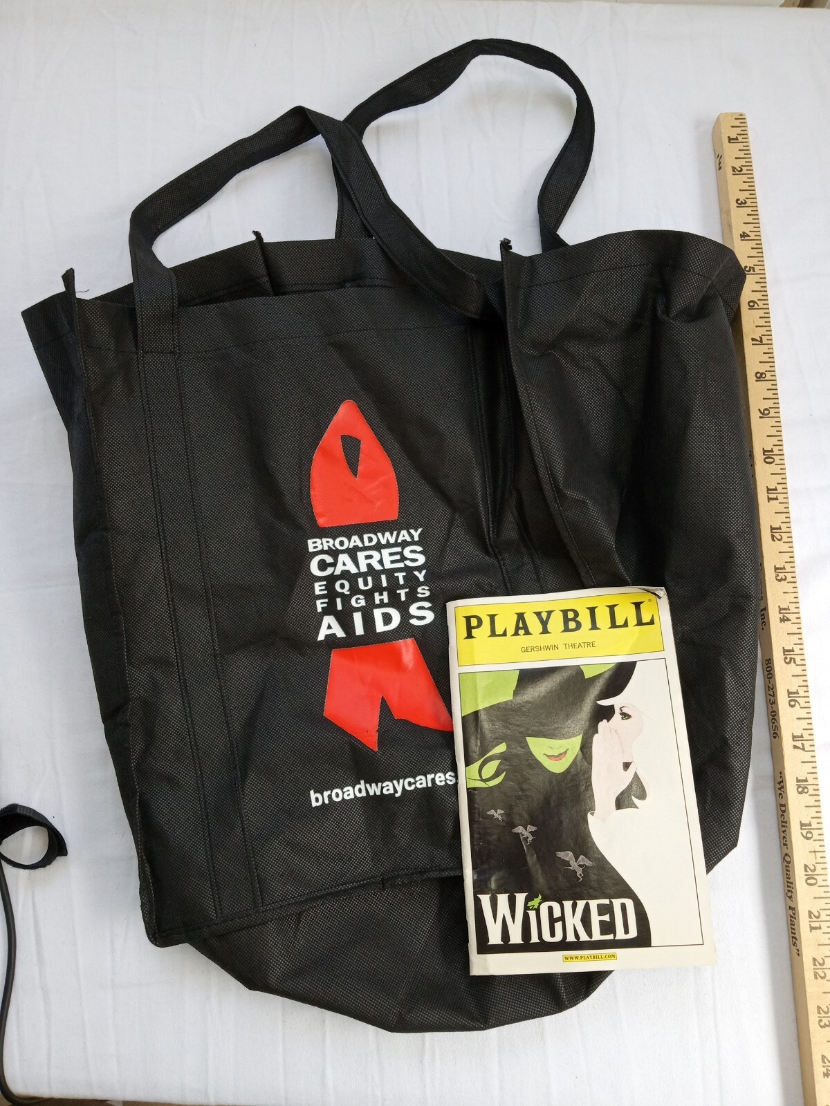 THE WICKED For Good TOTE BAG BROADWAY THE MUSICAL PlayBill Equity ...