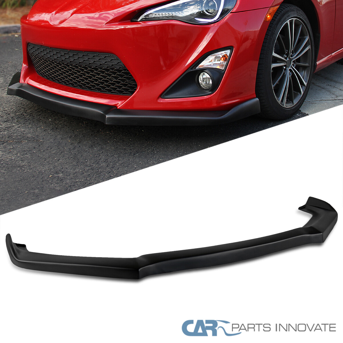 Fit 2013-2016 Toyota GT86 Scion FR-S Front Bumper Lip Spoiler Black PP ...