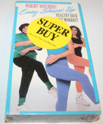Weight Watchers Easy Shape Up Healthy Back & Waist Workout (New Sealed ...