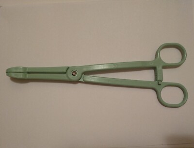 Green Plastic Oval Disposable Forcep Sponge Forceps Piercing Supply | eBay