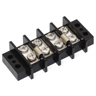Boat Double Row 8-Position Terminal Block | Black Plastic | eBay