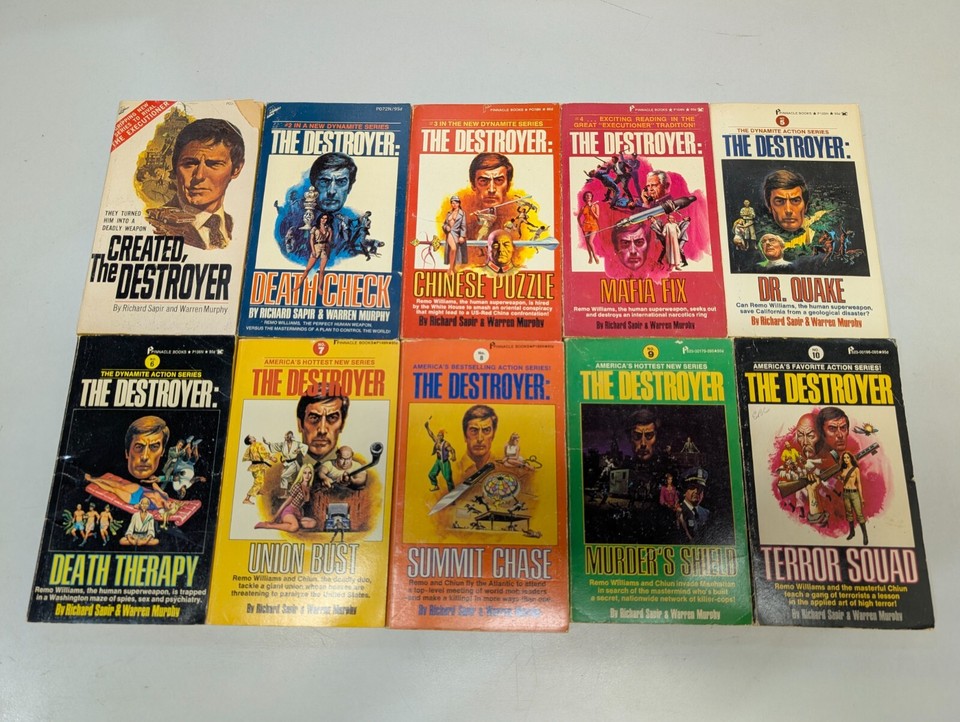 Lot of 96 The Destroyer Books #1-44 + More - Warren Murphy & Richard ...