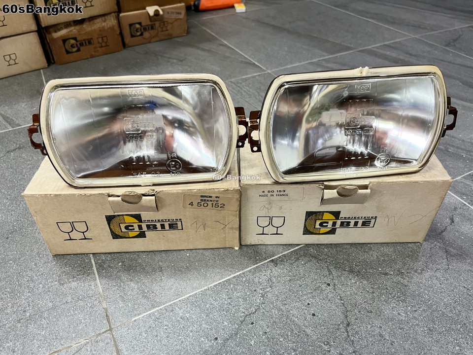 CIBIE IODE 95 FOG LIGHT PROJECTEURS Clear lens 2 Pcs. NOS Made in ...