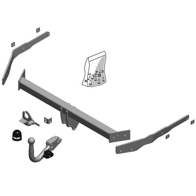 Brink Towbar for Ford Focus Estate 2010-2018 - Detachable Tow Bar ...