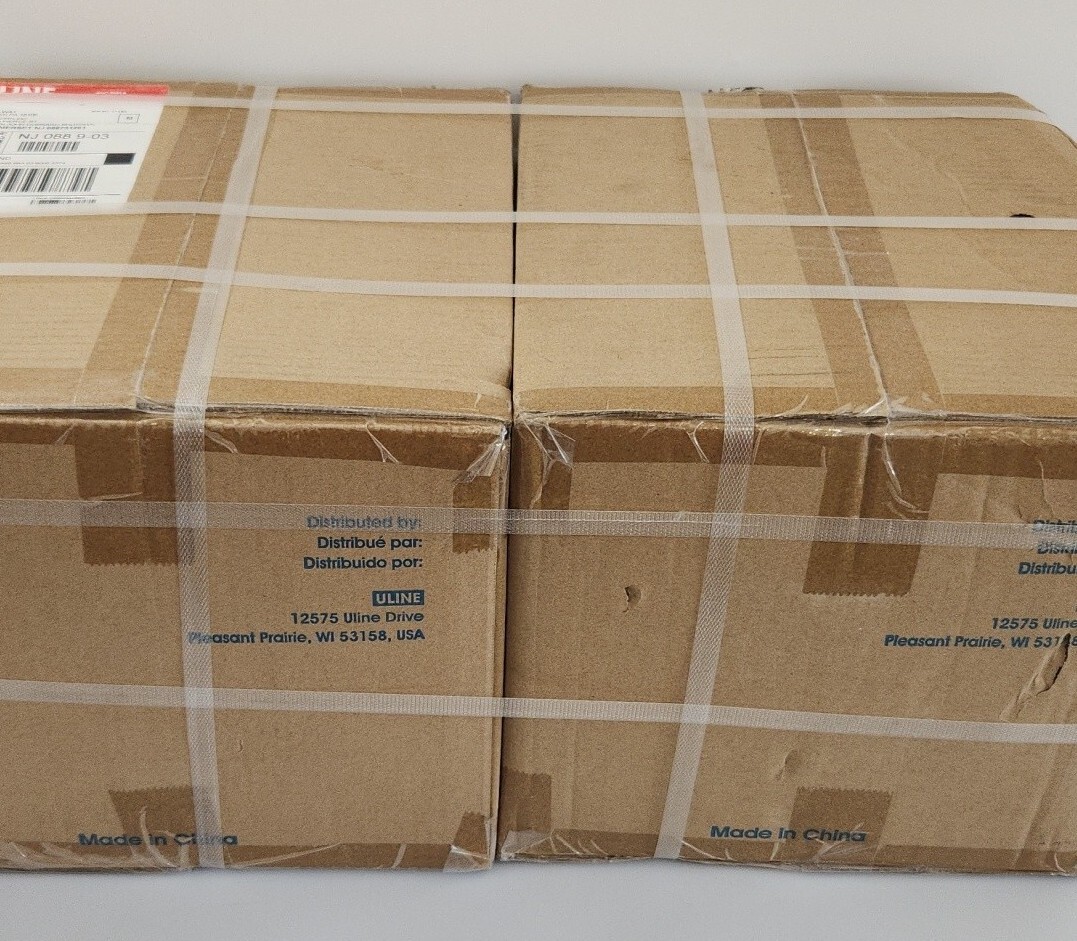 Uline S-15374W-3X Snap Front Economy Lab Coat w/ No Pockets White 3XL ...