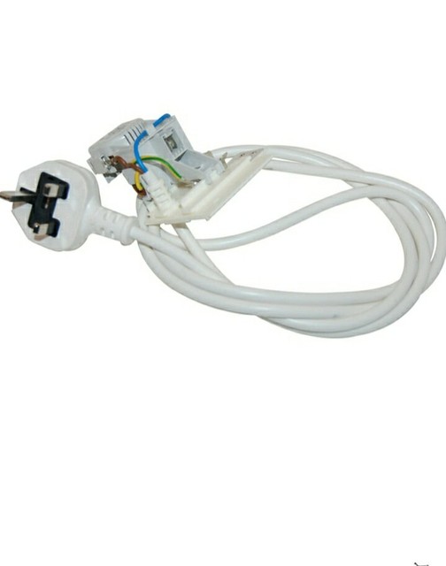 Hotpoint Washing Machine Mains Cable Wire Lead and Plug (C00259581) for ...