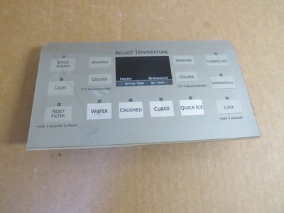 GE Refrigerator Dispenser Display Panel-No Board (Wear) Part ...
