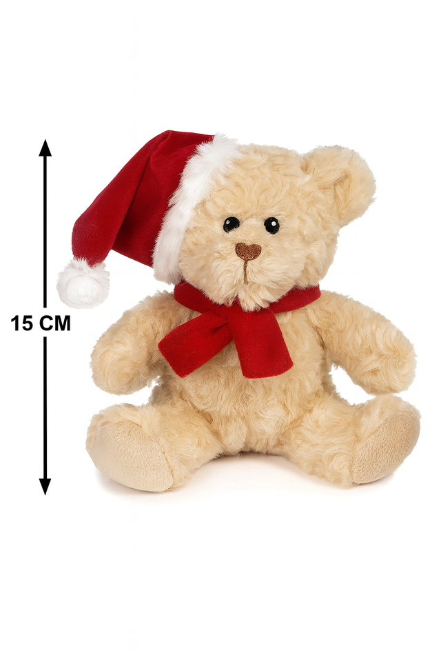 Christmas Plush Teddy Bear Cuddly Soft Filled Toy Xmas Present Gift ...