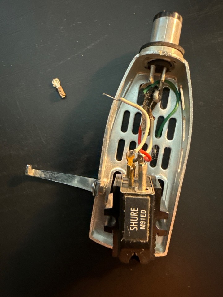 Vintage Turntable Headshell Off Pioneer PL12D & Shure M91ed + New ...