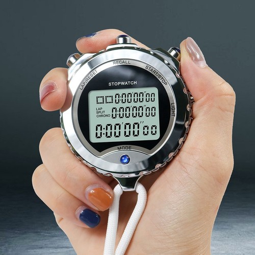 Wristband Style Digital Stopwatch with Multiple Timing Functions ...
