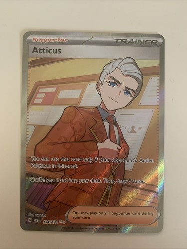 Pokemon Prismatic Evolutions - Atticus Ultra Rare - 134/131 - Near Mint ...
