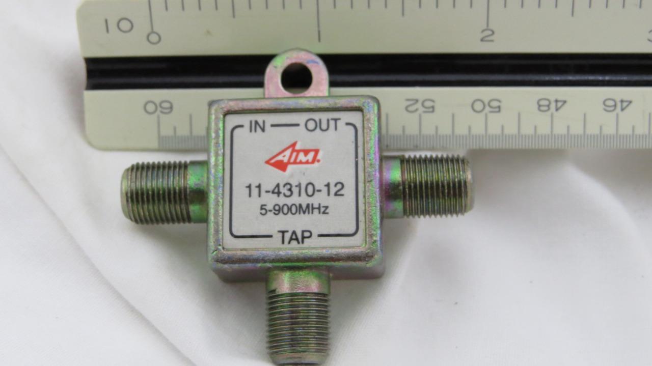 AIM 11-4310 Minature Drop Tap UHF/VHF/FM 12 dB attenuation Coax Line | eBay