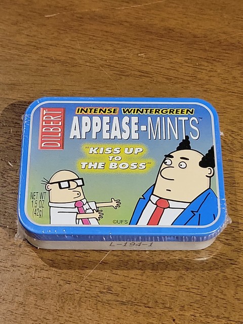 Dilbert Accomplish-mints Tin Intense Peppermint Pointyhaired Boss ...