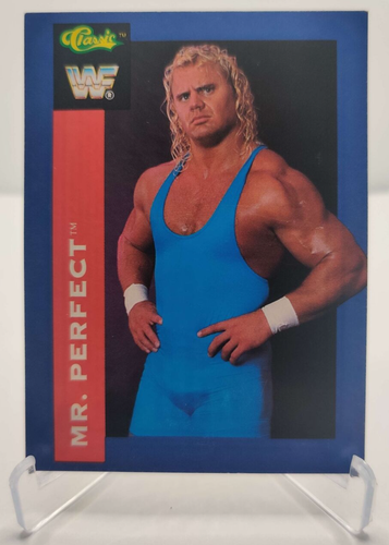 1991 Classic WWF Superstars #130 Mr. Perfect UK VERSION wrestling card ...