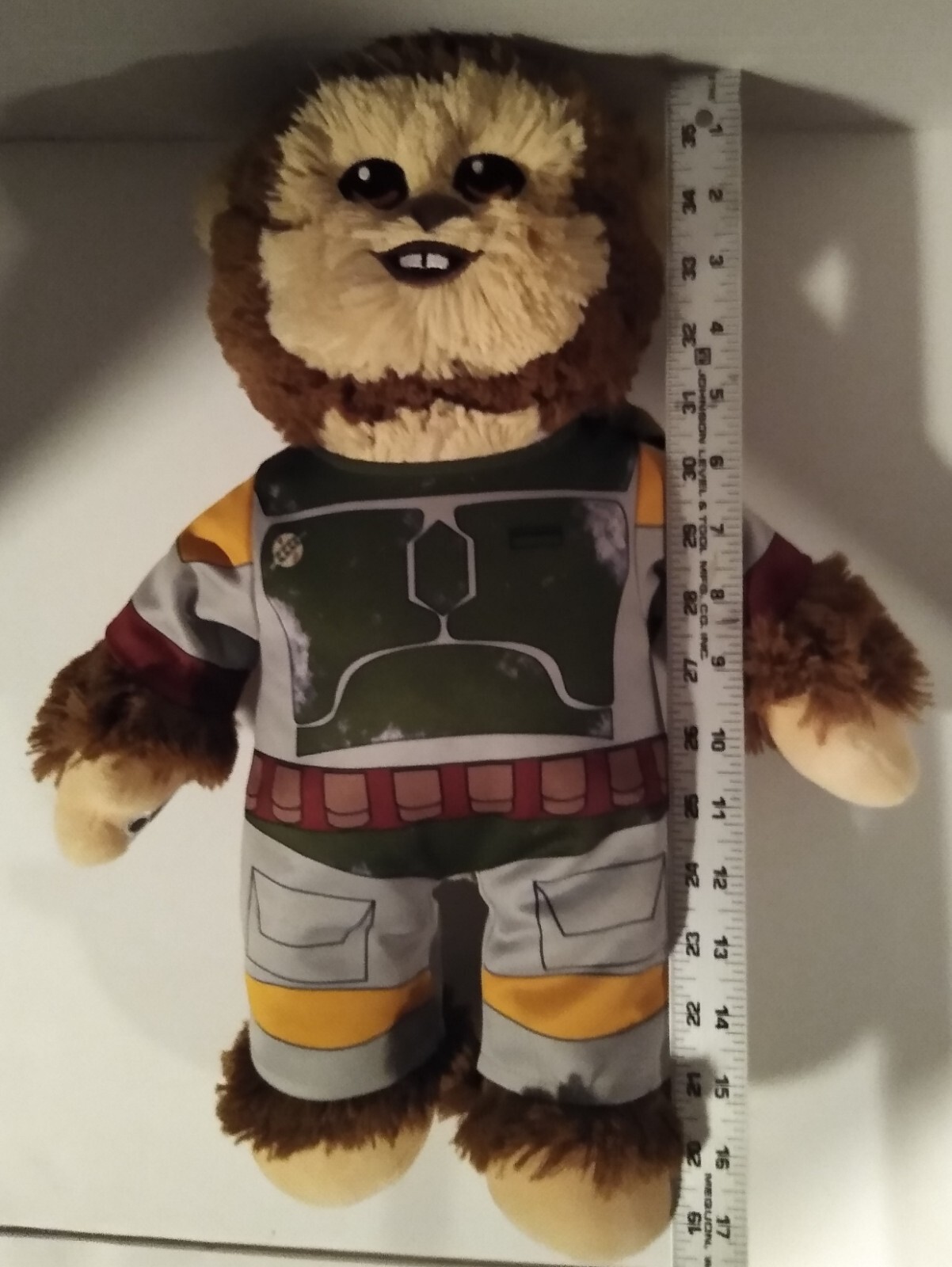 Build a Bear Star Wars Ewok 18" w/ Boba Fett Outfit Plush Stuffed ...