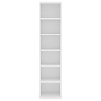 Slim CD Storage Shelves 6 Compartment Cabinet Unit For 108 CDS ...