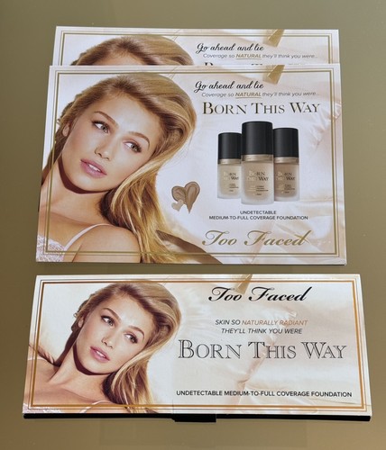 3 PCS Too Faced Born This Way Foundation Vanilla Light Beige Sand ...