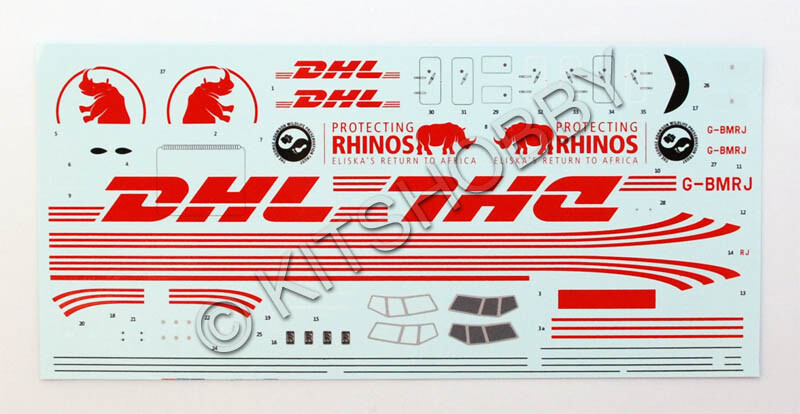 TOPTIERHOBBY 1/144 Boeing 757-200 DHL Civil Airliner Decal | eBay