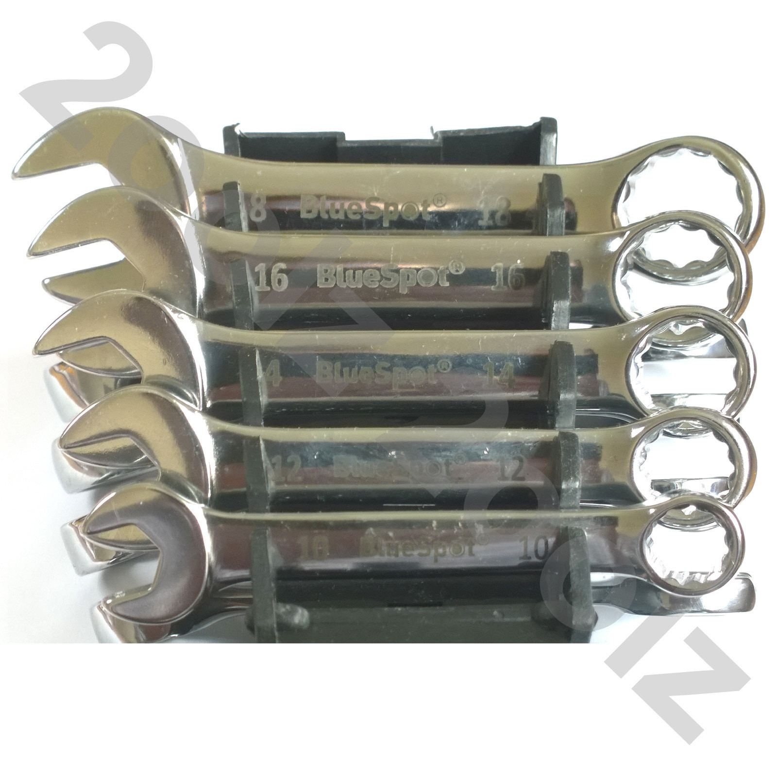 10pc Metric Stubby Combination Spanner Set 10-19mm Short Spanners ...