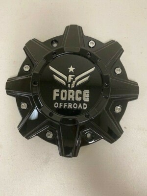Force Offroad Wheels C-a13 Gloss Black 8.5" Diameter Wheel Center Cap ...