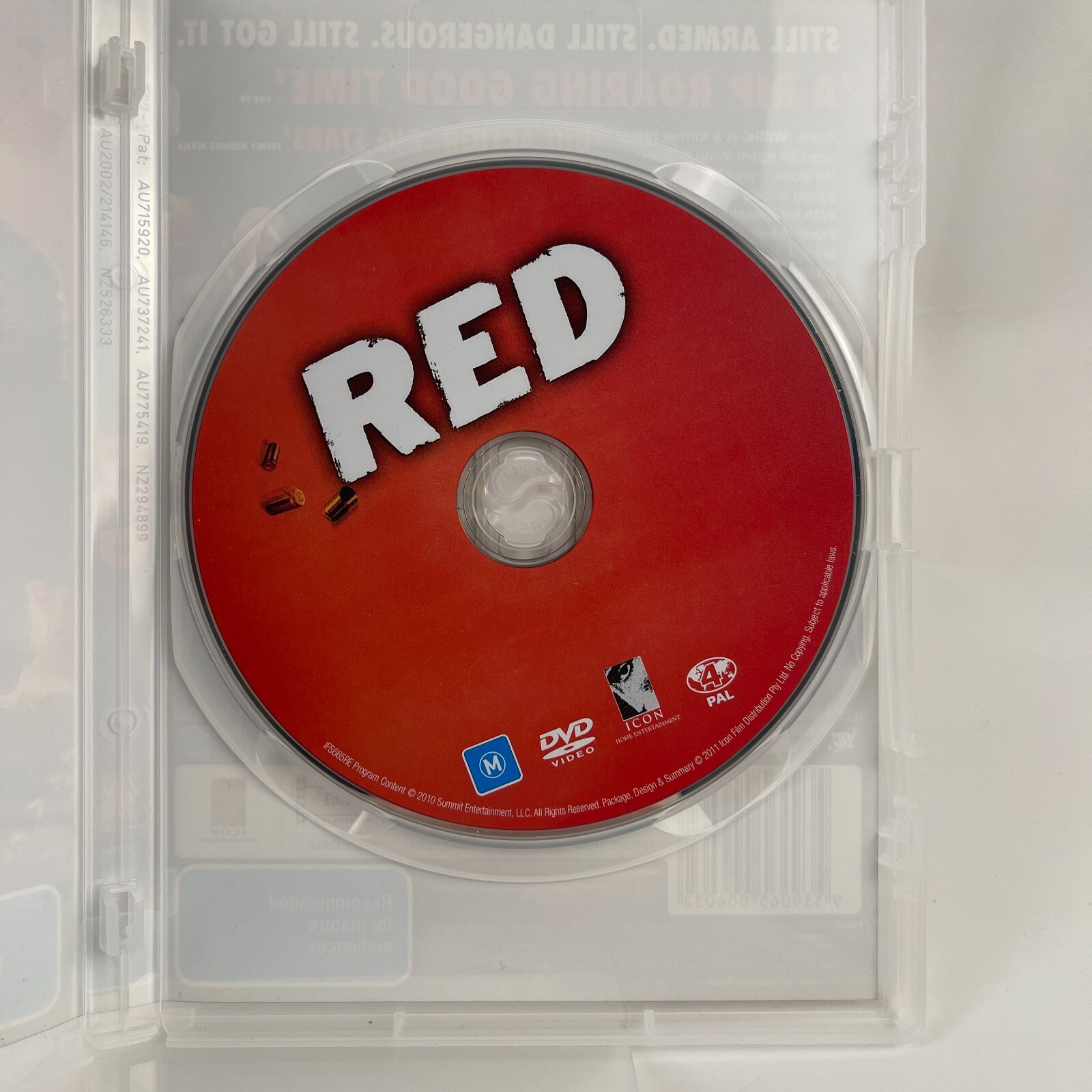 RED - DVD Movie | Bruce Willis Morgan Freeman John Malkovich (Region 4 ...